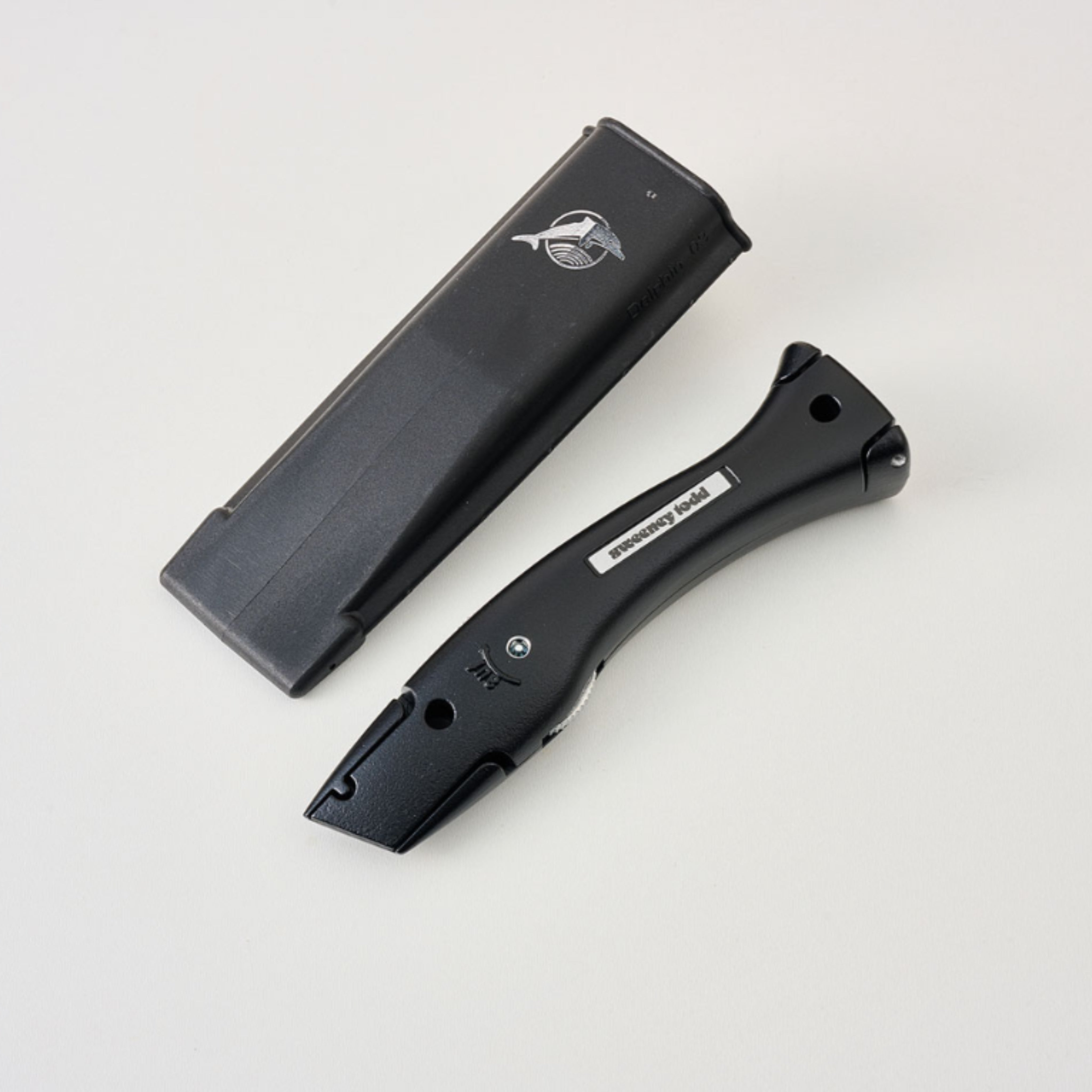 Delphin Knife 10258 with Holster – Matte Black Fixed Blade Knife | 44 ...